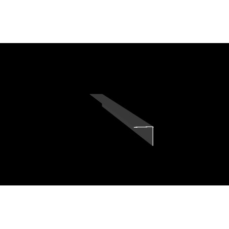 ALUMINIUM Prélaqué Ral 9016 - Satiné, 15/10, Dev. 297.5, Lg. 2500