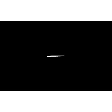 ALUMINIUM Prélaqué Ral 7035 - Satiné, 15/10, Dev. 100, Lg. 172