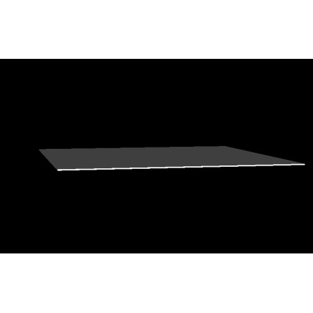 ALUMINIUM Prélaqué Ral 7035 - Satiné, 15/10, Dev. 1012, Lg. 1050
