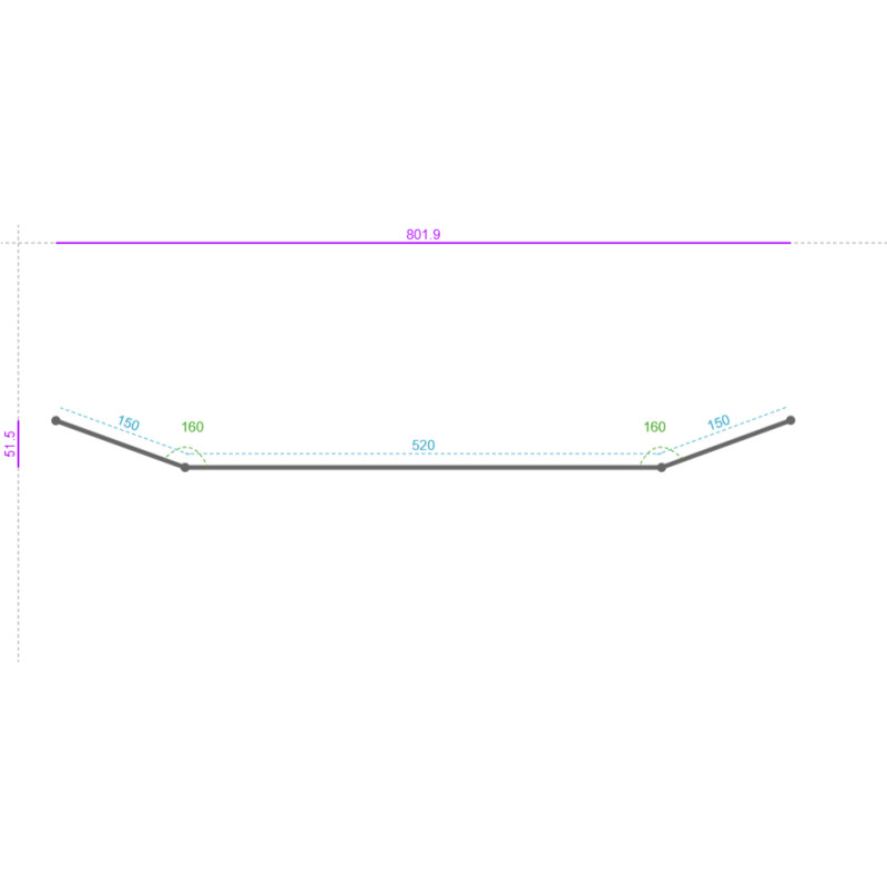 ACIER Brut, 50/10, Dev. 818, Lg. 200