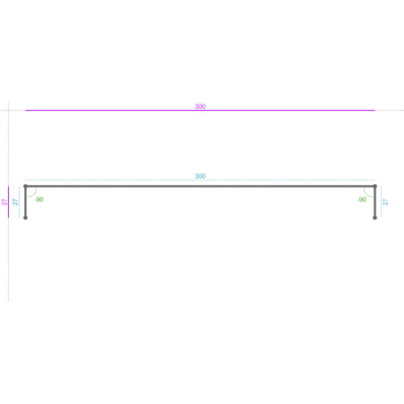 ALUMINIUM Prélaqué Ral 7016 - Sablé, 15/10, Dev. 349, Lg. 3400