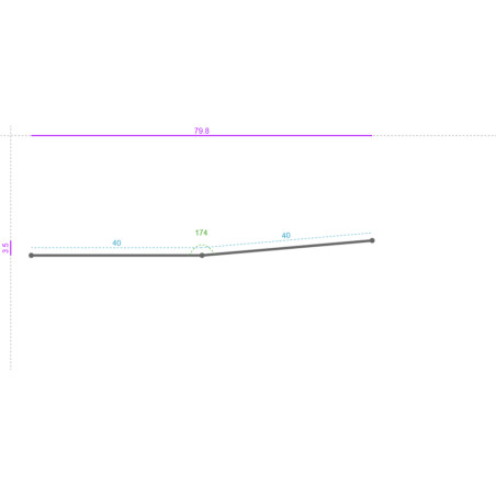 ACIER Brut, 15/10, Dev. 80, Lg. 730