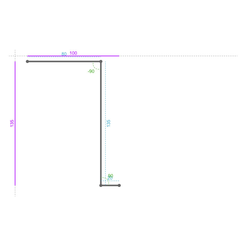 ALUMINIUM Prélaqué Ral 7016 - Satiné, 10/10, Dev. 231, Lg. 740