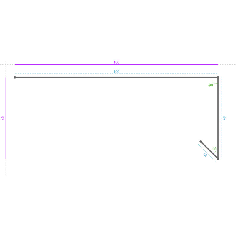 ALUMINIUM Prélaqué Ral 7016 - Sablé, 15/10, Dev. 148.8, Lg. 3000