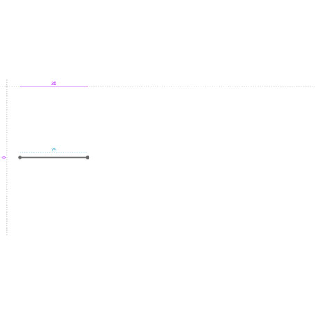 ALUMINIUM Prélaqué Ral 9016 - Satiné, 15/10, Dev. 25, Lg. 2060